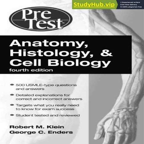 Anatomy, Histology Cell Biology PreTest Self-Assessment Review (4th Ed ...