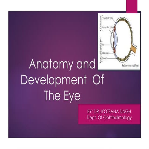 Embryology of the eye | PPTX