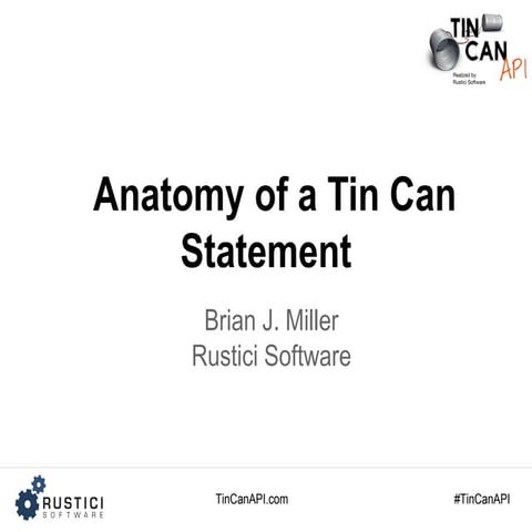 Anatomy of a Tin Can Statement | PPT