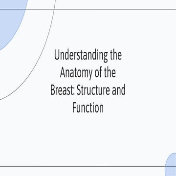 Anatomy of breast key factor from bd chaurasia | PDF