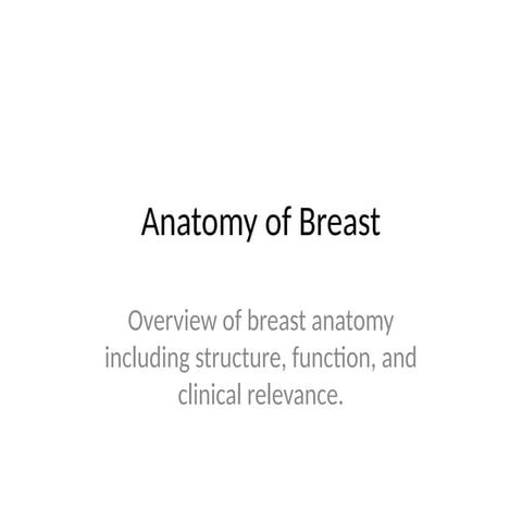 Anatomy_of_Breast_PPT anatomy of breast ppt | PPT
