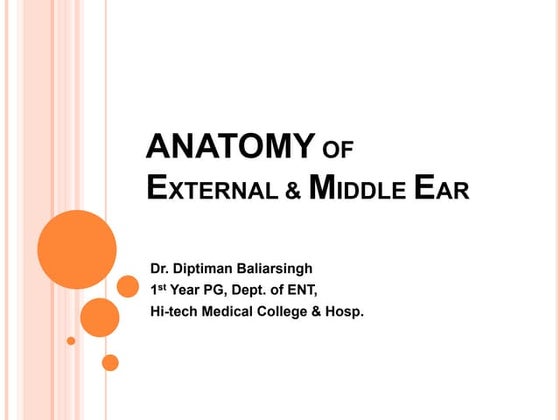 Anatomy of external ear | PPT