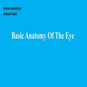 Anatomy_of_eye_ .ppt | Eye and Vision Conditions | Diseases and Conditions