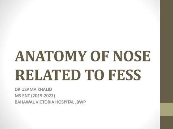 All about uncinate process of nose and paranasal sinuses | PPTX
