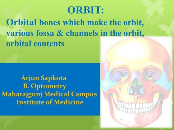 Anatomy of orbital cavity | PPT