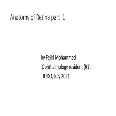 Anatomy of retina power points. I1.ppt