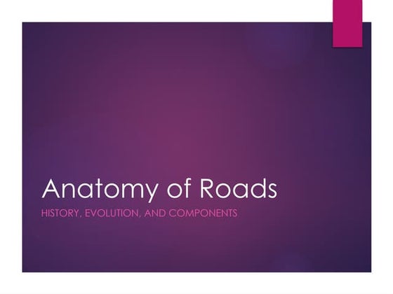 What are the 4 layers of road construction? | DOCX