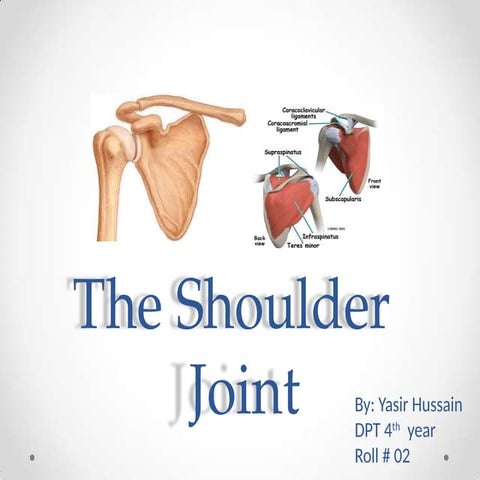 The shoulder joint | PPTX