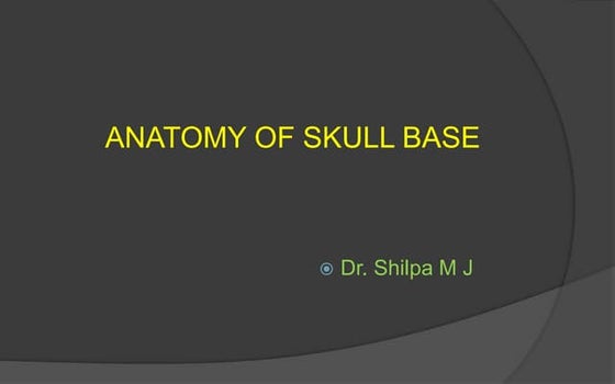 Anatomy of orbital cavity | PPT