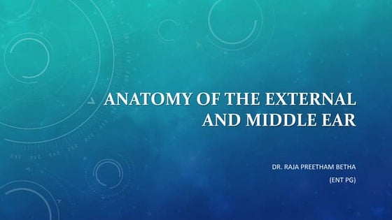 Anatomy of external ear | PPT | Ear, Nose and Throat Conditions ...
