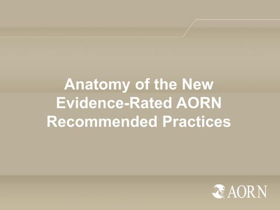 Association of perioperative registered nurses (aorn)