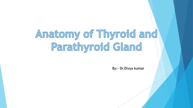 Surgical anatomy of thyroid gland | PPTX