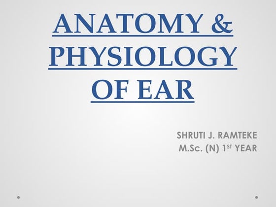 Anatomy and physiology of ENT | PPTX | Ear, Nose and Throat Conditions ...