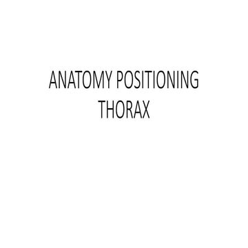 anatomy thorax human title radiologi positioning | PPTX