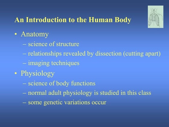 Introduction to HUMAN ANATOMY AND PHYSIOLOGY | PPTX