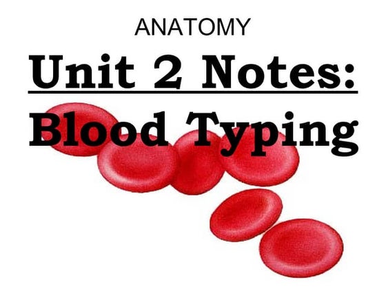 Blood Type | PPT
