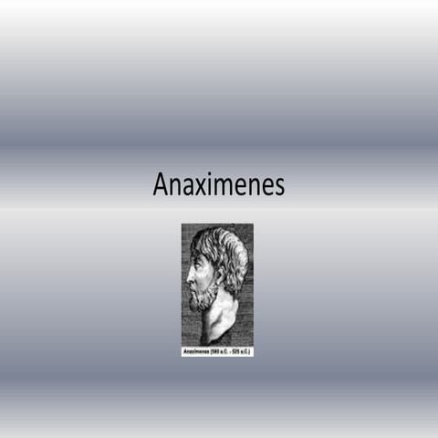 Anaximenes | PPTX