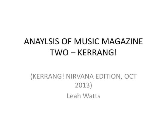 Kerrang | PPT