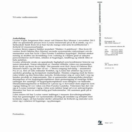 Anbefaling, Asm | PDF