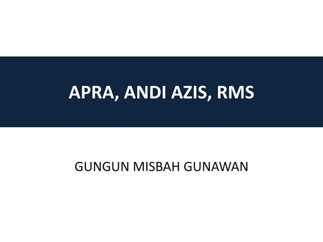 Apra | PPT