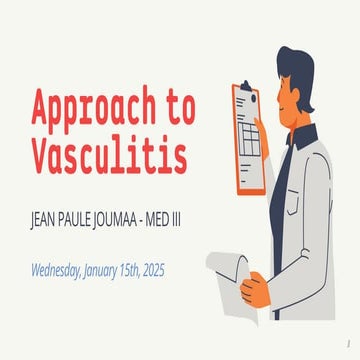 ANCA Vasculitis Management Guidelines Presentation | PDF