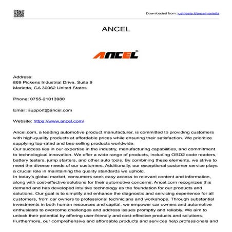 ANCEL | PDF