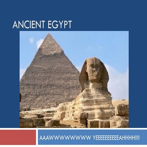 Ancient Egyptian History | PPT