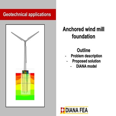 Rock anchored wind turbine | PPTX
