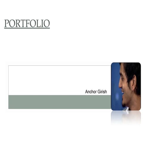 Event Anchor/Host/Emcee/MC Girish Profile | PPT