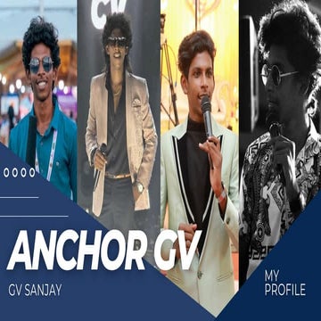Male Emcee Sanjay | Professional Anchor from Chennai for Corporate ...