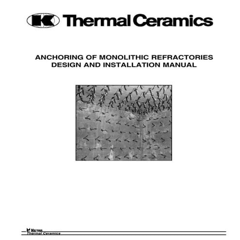 Anchoring of monolithic_refractories_-_uk | PDF | Chemistry | Science