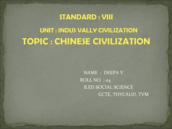 Brief history of china | PPT
