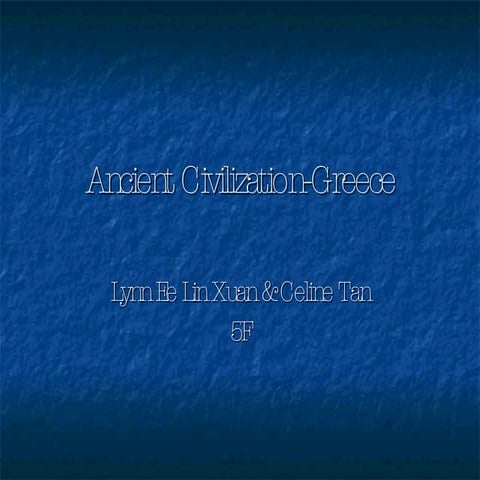 Ancient Civilization Greece | PPT