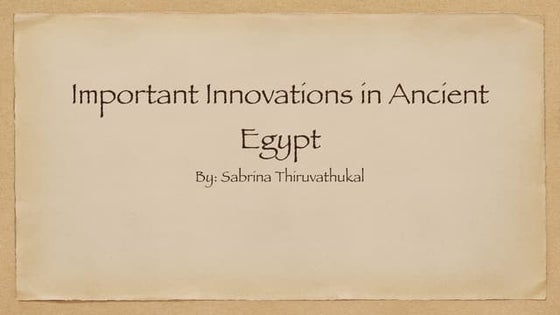 Ancient egypt | PPT