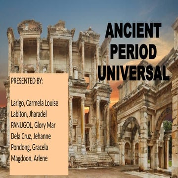 ANCIENT-PERIOD.pptxbhdhdhdhhdhdhdhhhhddhhh | PPTX