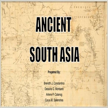 Ancient-South-Asia. South South south South | PPT