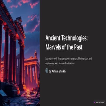 Ancient Greek Technology | PPTX