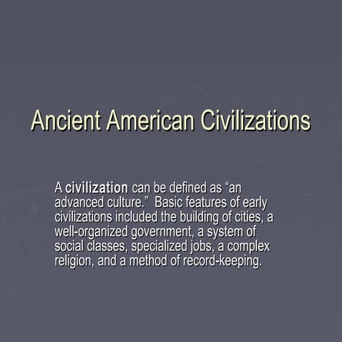Aztec Civilization | PPT