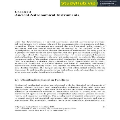 Ancient Astronomical Instruments Pdf