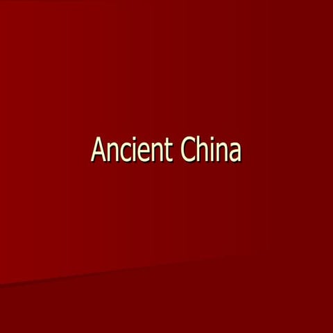 Ancient China | PPT