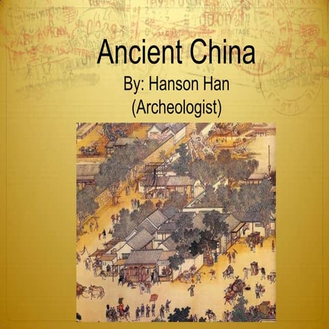 Ancient china | PPTX