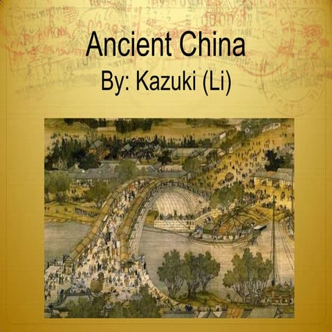Ancient china | PPT