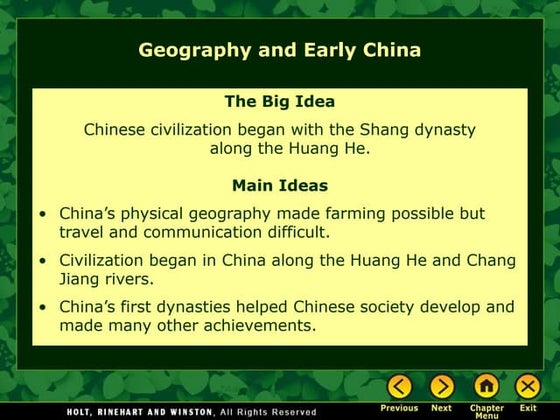 Ancient city - River Valley Civilization China | PPTX