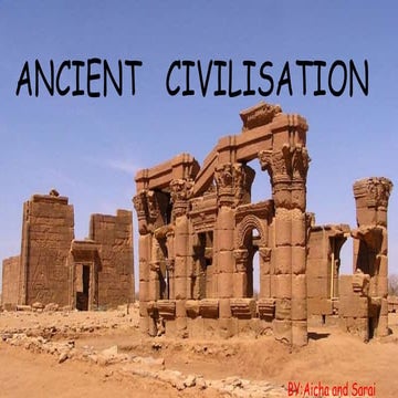 Ancient civilisation | PPT