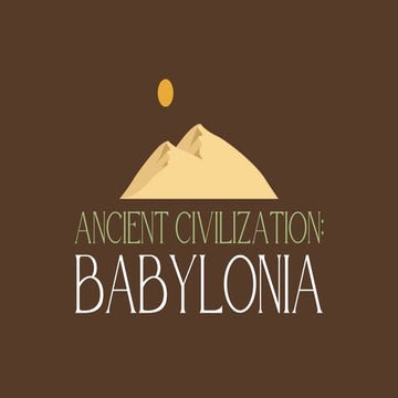 Ancient Civilization Babylonia.pdf