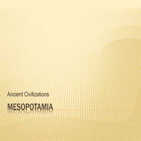 Ancient civilizations | PPT