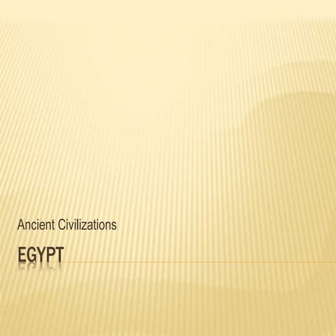 Ancient civilizations | PPTX