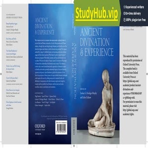 Ancient Divination And Experience | PDF