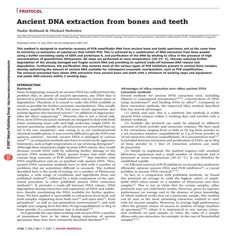 Ancient dna | PDF
