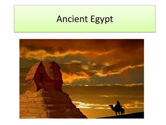Ancient Egypt: Three Kingdoms Overview | PPT